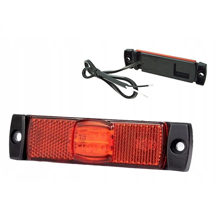 Lampa obrysowa LED boczna 12V 24V Actros Atego Axor Iveco Eurocargo ...