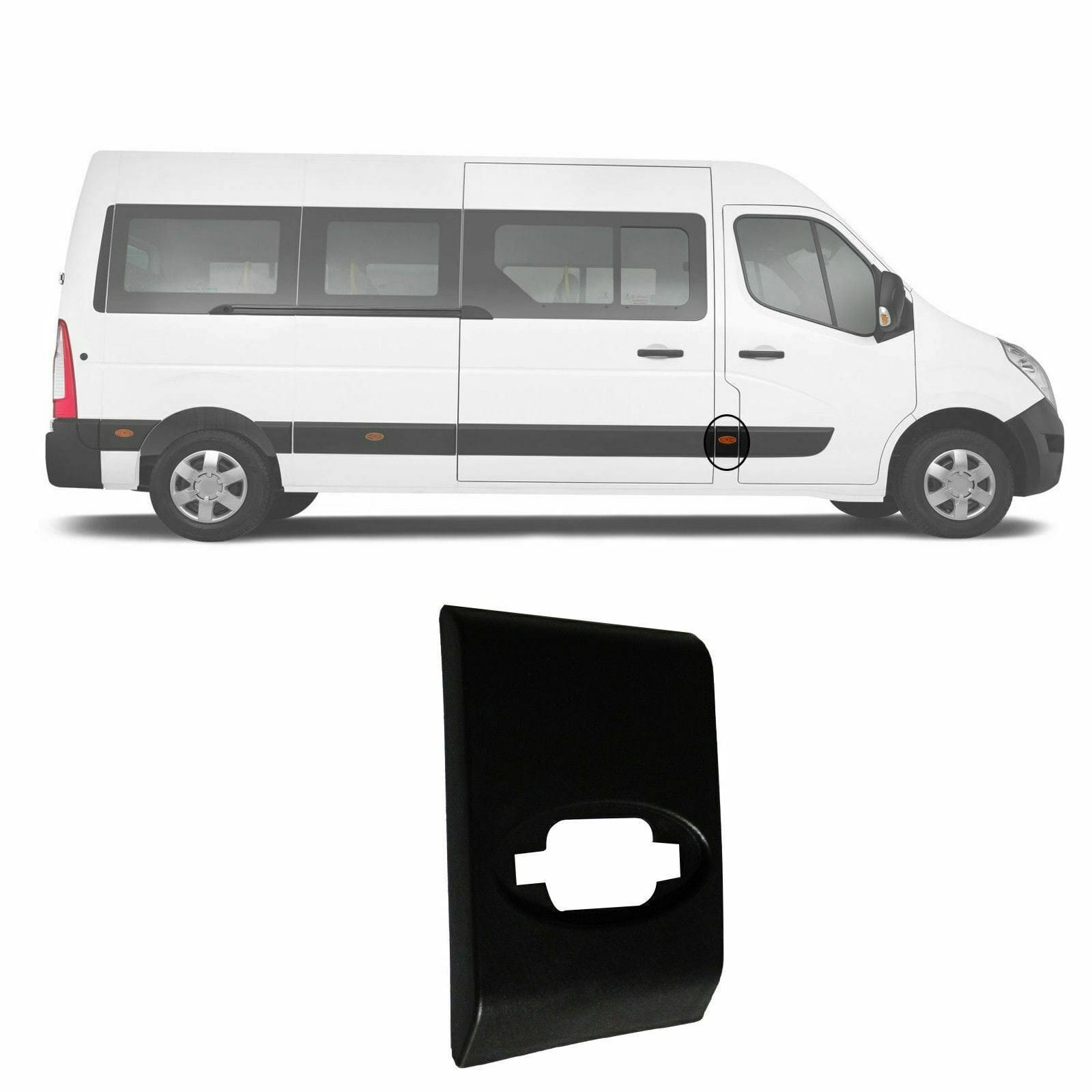 Listwa słupka Master III Movano NV400 2010-2023 pod Obrysówkę Nakładka ...
