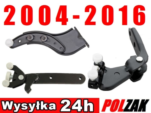 3 Wózki Drzwi Caddy 2004-2016 Komplet Zawisów rolki drzwi bocznych ...