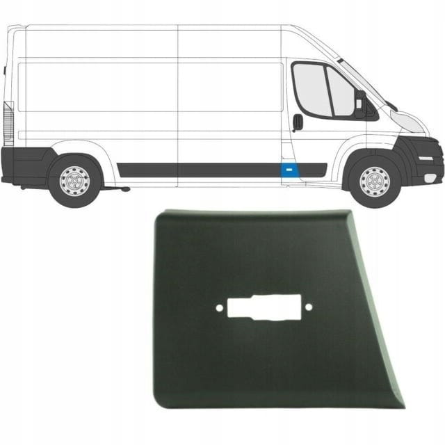 Listwa słupka Ducato Boxer Jumper 2006- Movano C 21- Prawa Nakładka ...